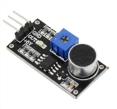 LM393 Sound Detection Sensor Module – Black– Robotronic