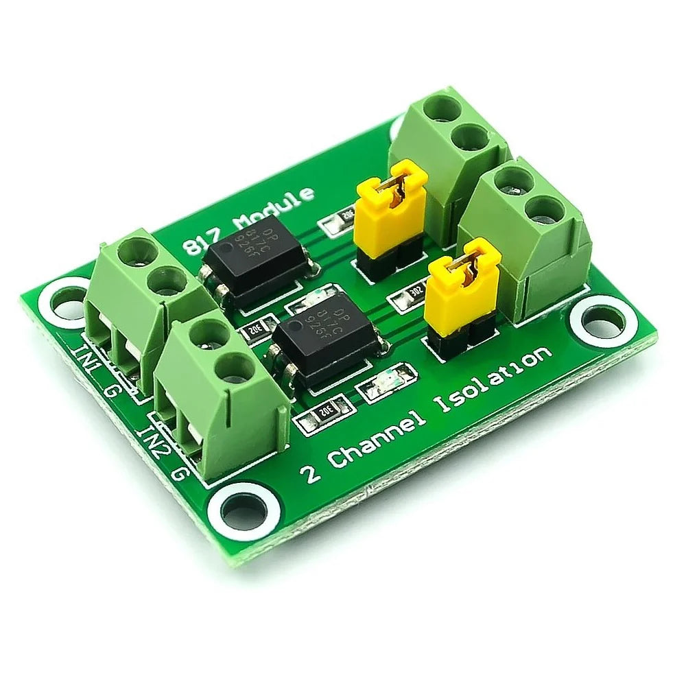 PC817 2 CH Optocoupler Isolation Module– Robotronic