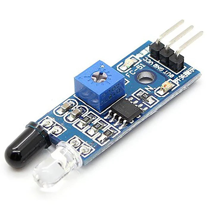 Infrared Obstacle Avoidance IR Sensor Module (Active Low)– Robotronic